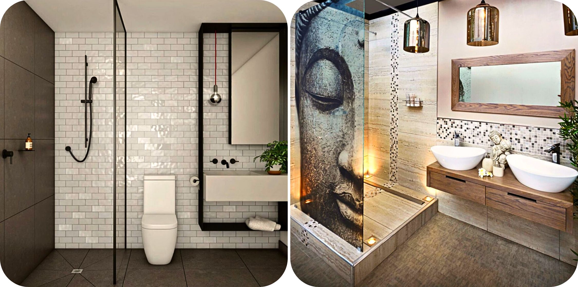 Kupatilo sa raznovrsnim pločicama – inspiracija i ideje | Noks