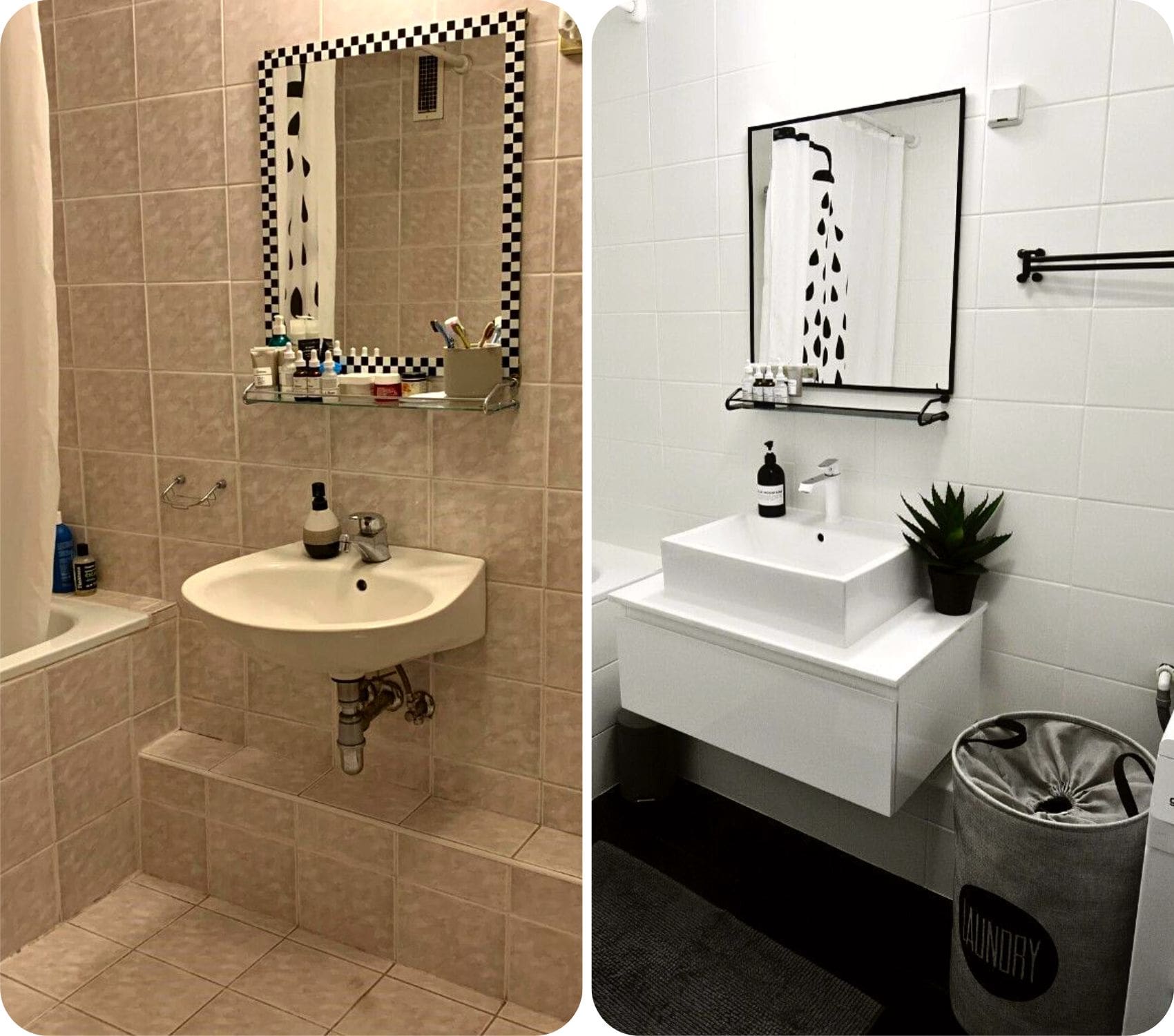 Pre i posle renoviranja kupatila - fotografije i saveti