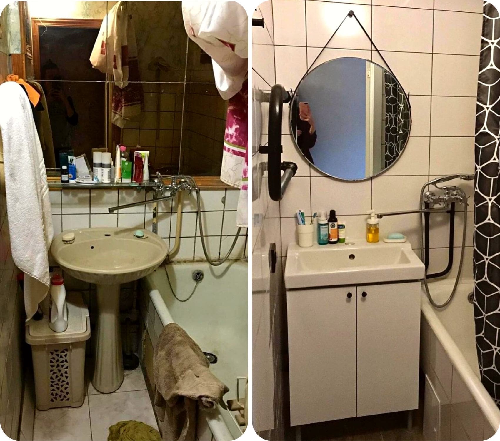 Pre i posle renoviranja kupatila - fotografije i saveti