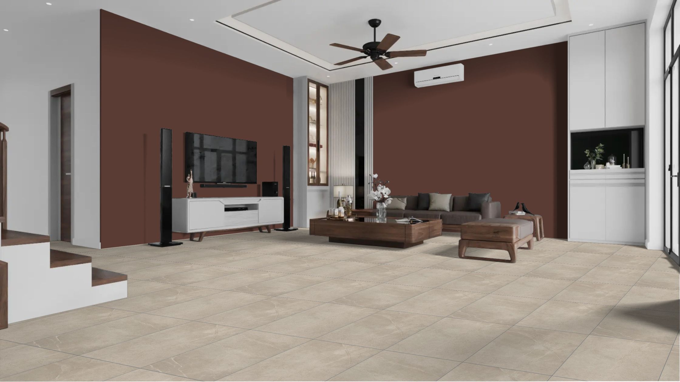 Adria Latte Matt 60x120cm | Granitne pločice cementni dizajn