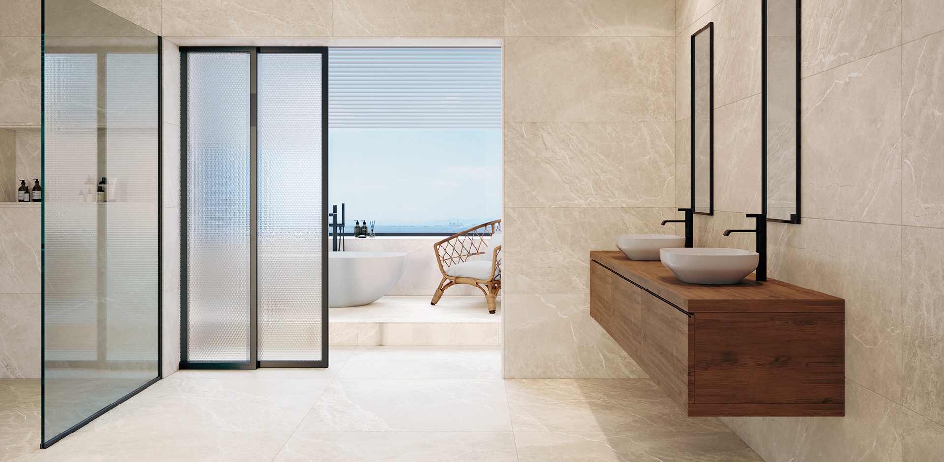 Livia Cream 60x120cm | Mermerna elegancija prostora | Noks