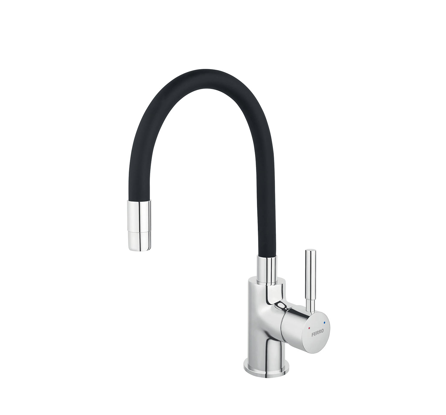 Zumba Flexy crna slavina za sudoperu | FERRO | Noks