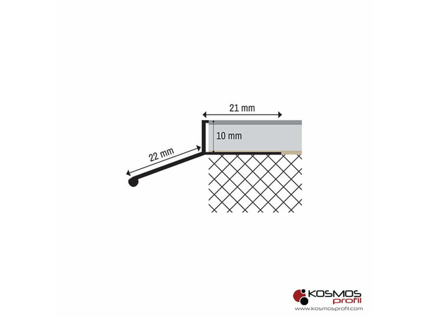 Balkonska okapnica AO-10 3m | Zaštita i estetika | Noks